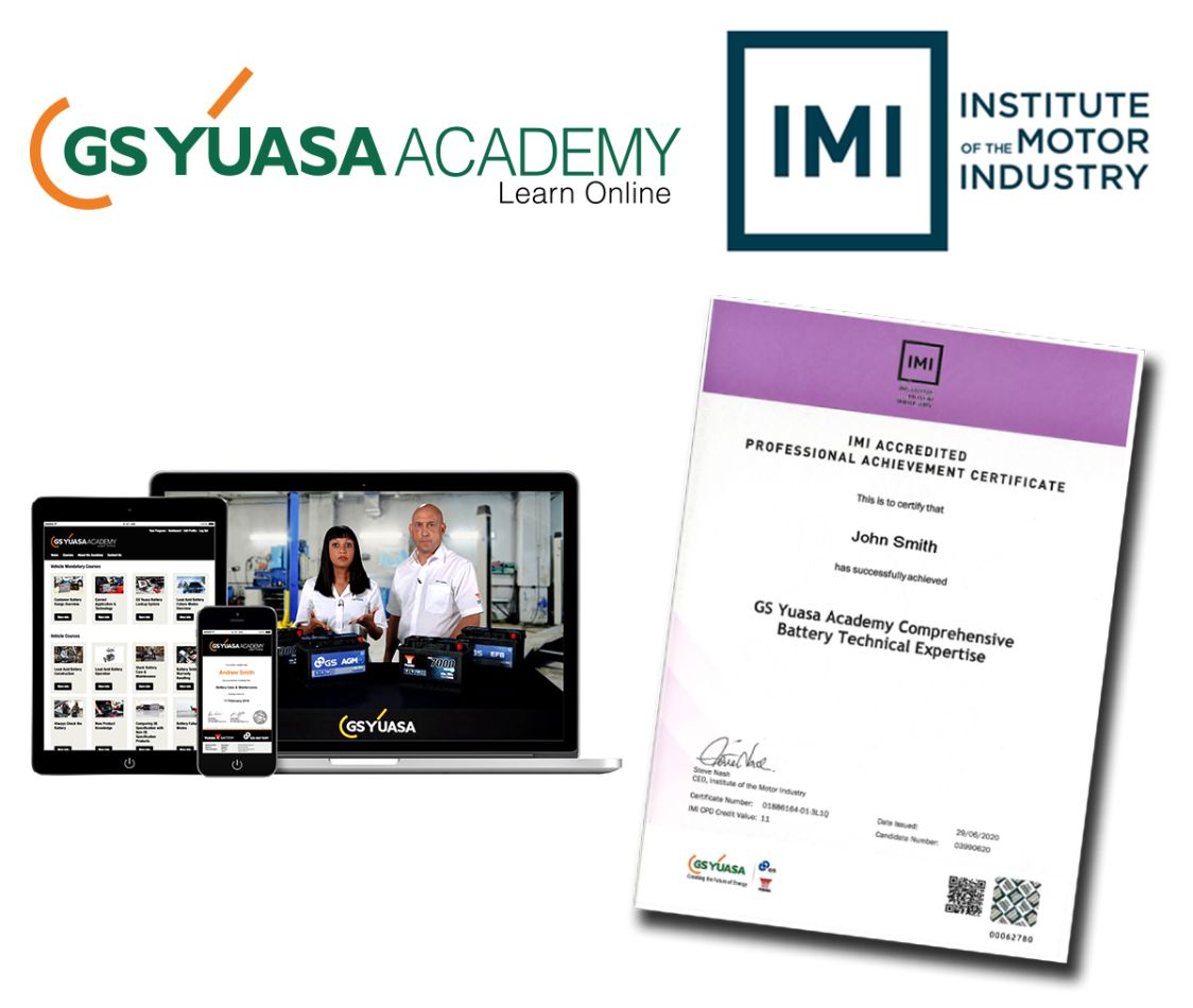 GS Yuasa Academy receives IMI accreditation